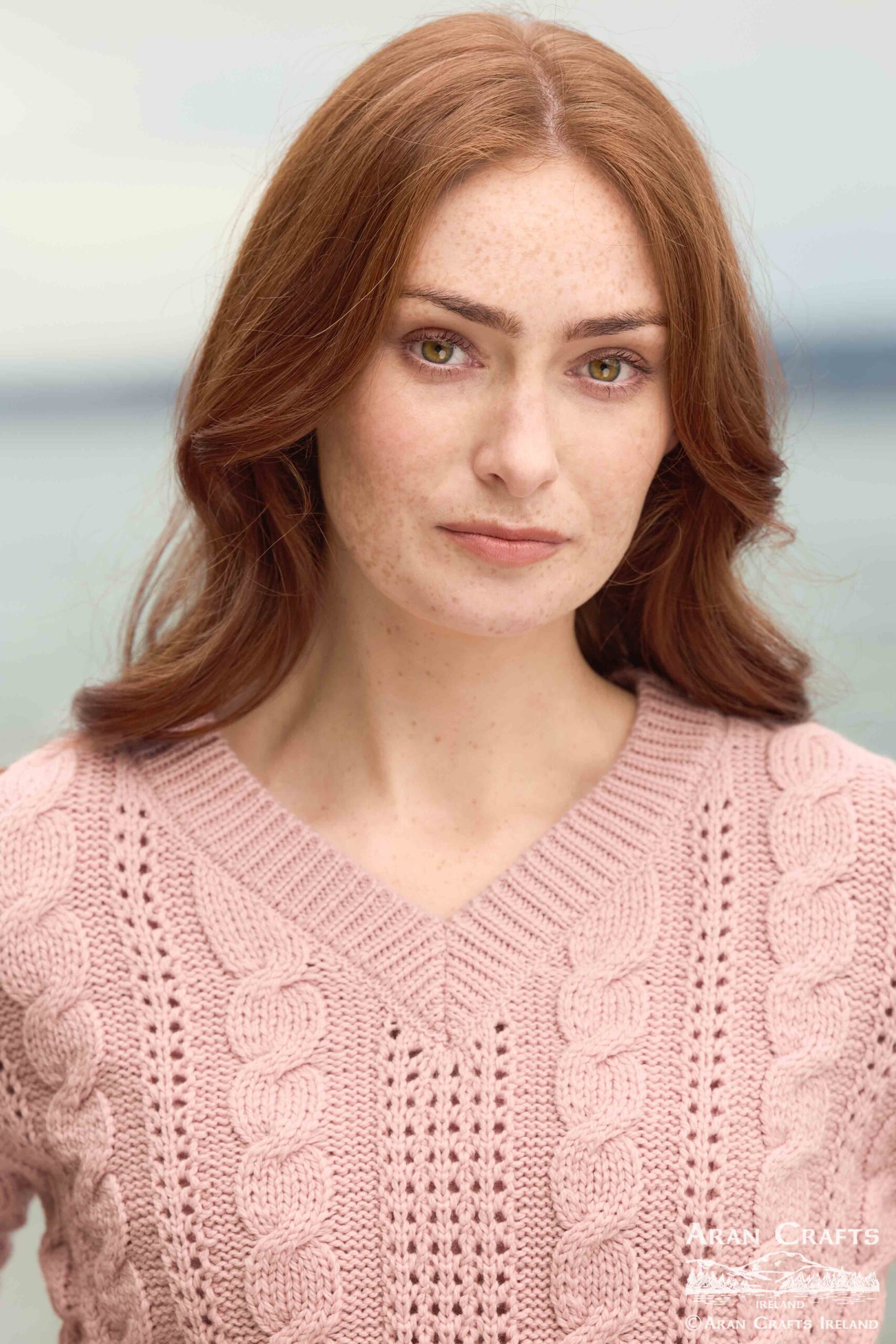 ARDMORE SUPER SOFT V-NECK SWEATER V5660 - West End Knitwear